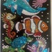 Sequin Art - Fish in the Sea - Finished Ready to Hang - Etsy