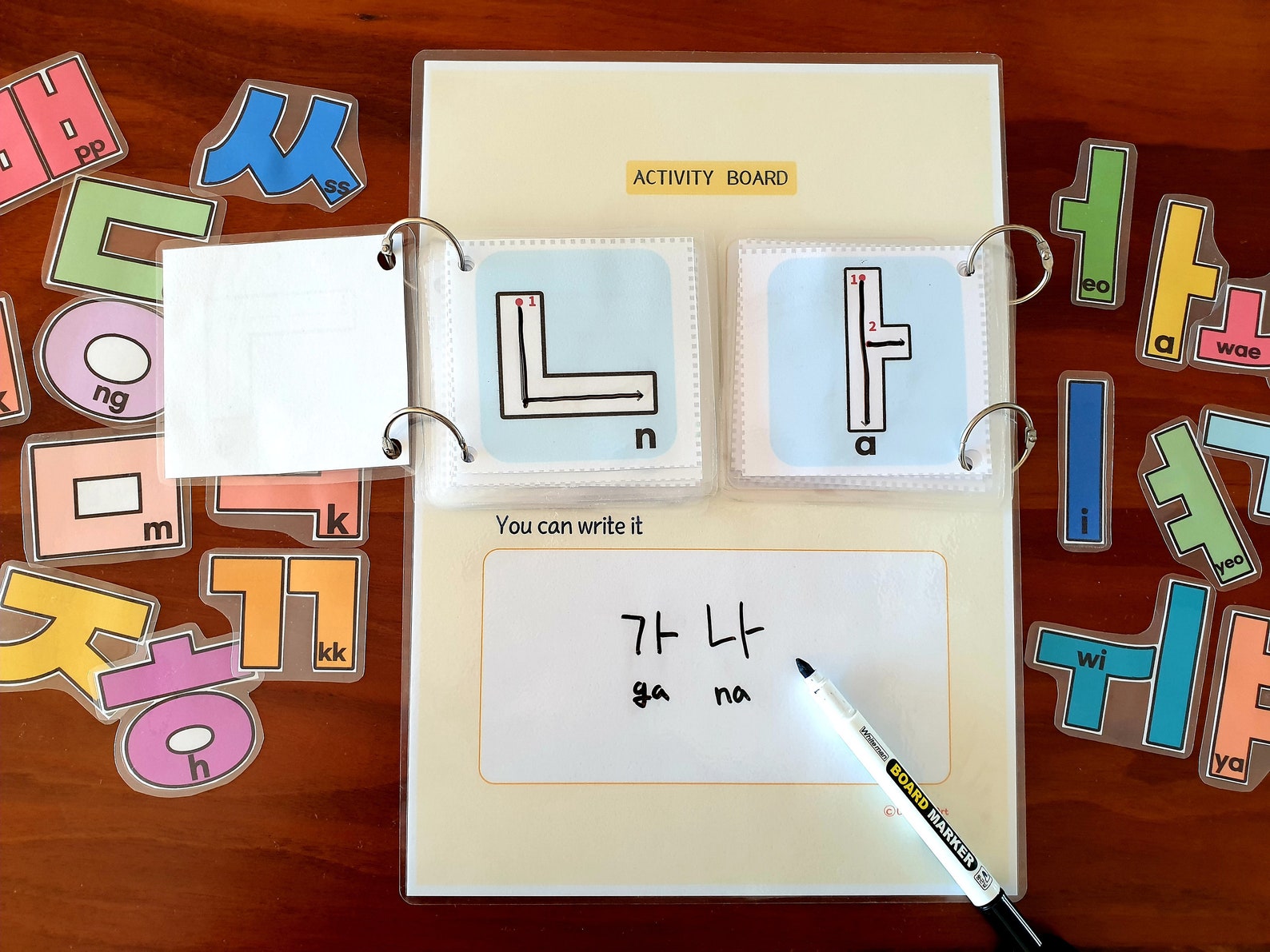 Korean Learning Printable Korean Tracing Hangul Worksheets - Etsy