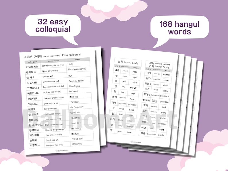 Perfect Korean Study for Beginners/hangul Worksheets/korean - Etsy