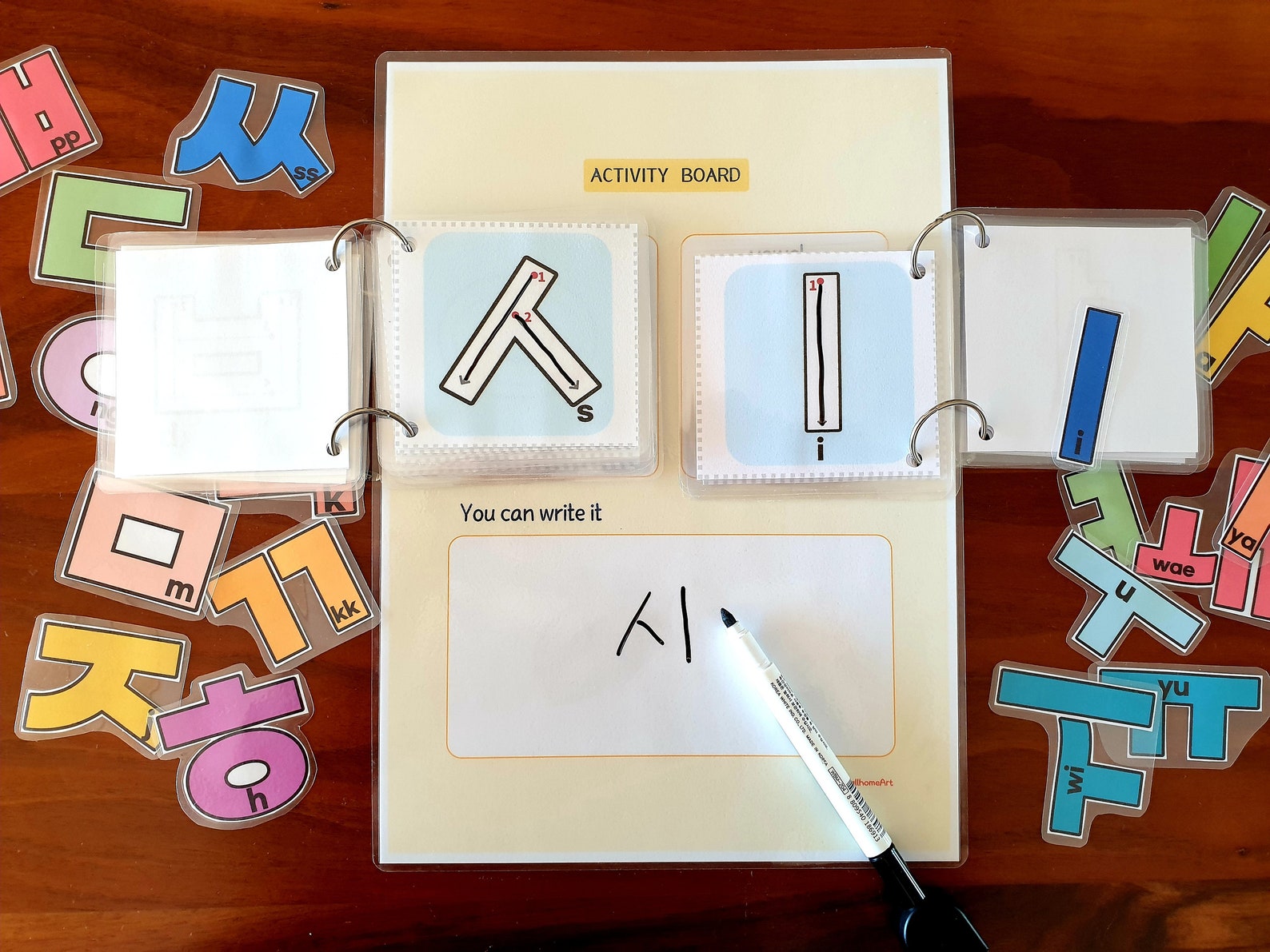 Korean Learning Printable Korean Tracing Hangul Worksheets - Etsy