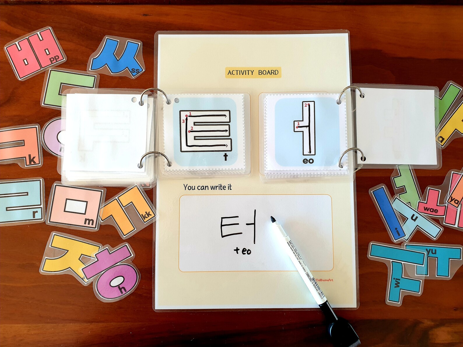 Korean Learning Printable Korean Tracing Hangul Worksheets - Etsy