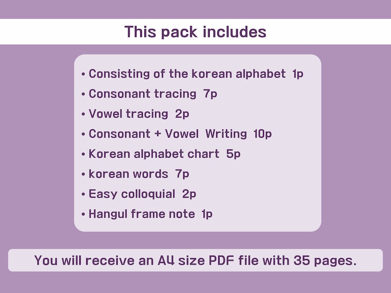 Perfect Korean Study for Beginners/hangul Worksheets/korean - Etsy