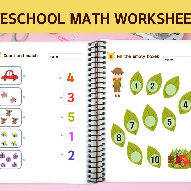 Math Worksheets - Etsy