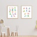 Animal Korean Alphabet Poster, Hangul Educational Poster, Playroom ...