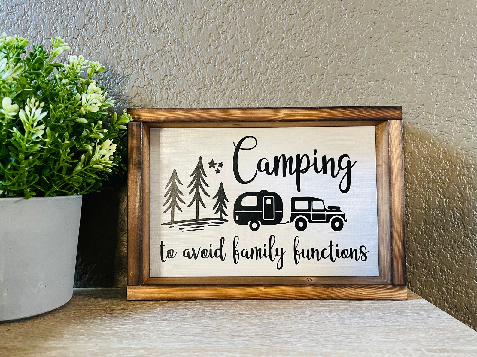 Camping Sign | Family Camping Sign | Family Functions | RV Decor ...