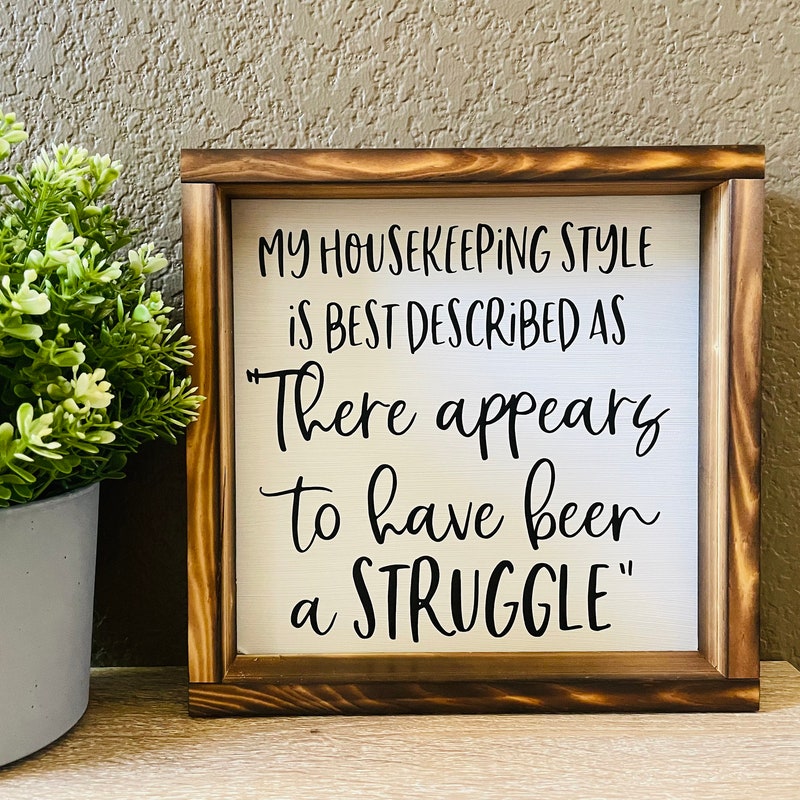 Messy House Sign - Etsy