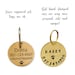 Personalized Dog ID Tag With Flower Design Cat ID Pet Tag - Etsy