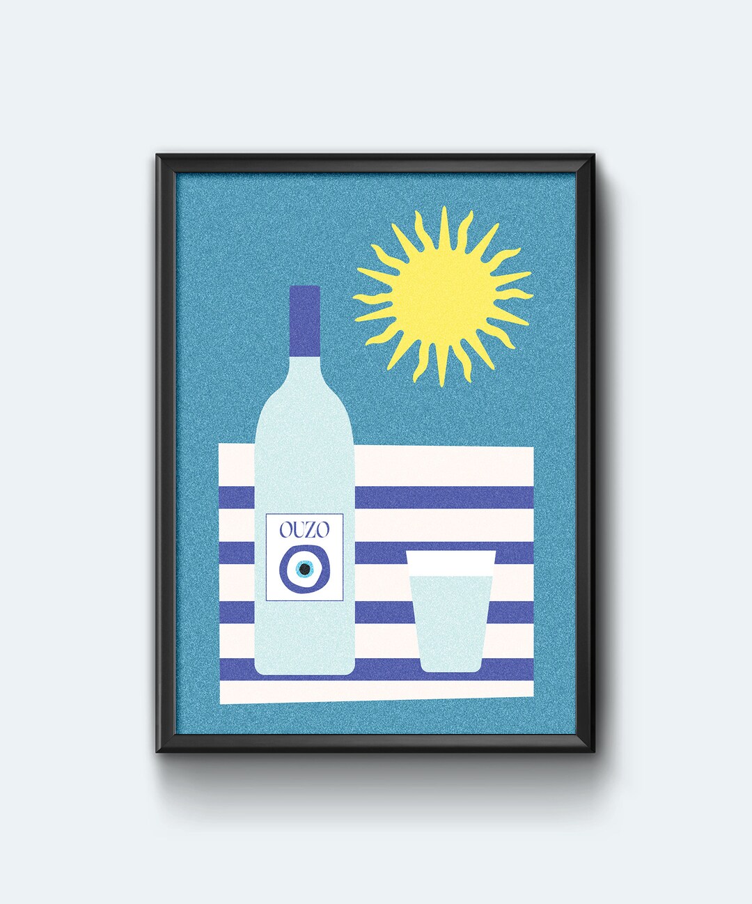 Greek Ouzo Drink Print - Etsy