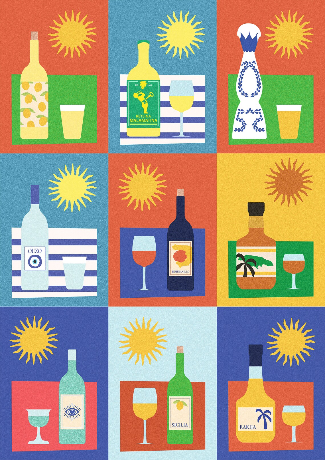Greek Ouzo Drink Print - Etsy