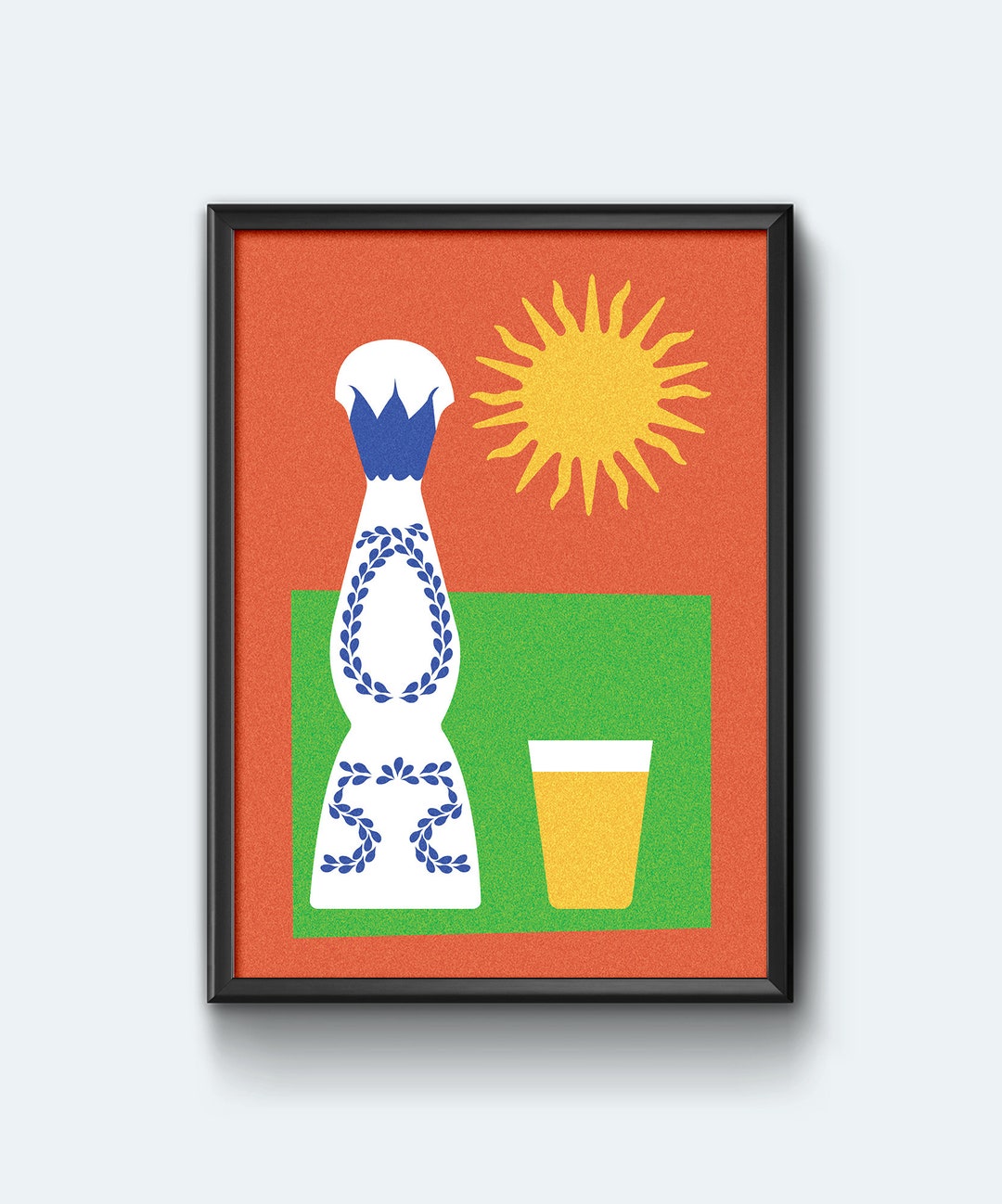 Mexican Tequila Drink Print (clase Azul) - Etsy