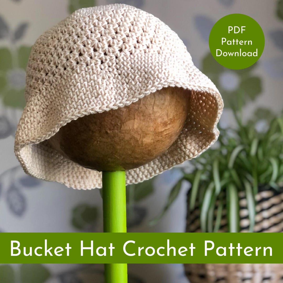 Easy Crochet Bucket Hat Pattern, Summer Crochet Patterns, Quick Crochet ...