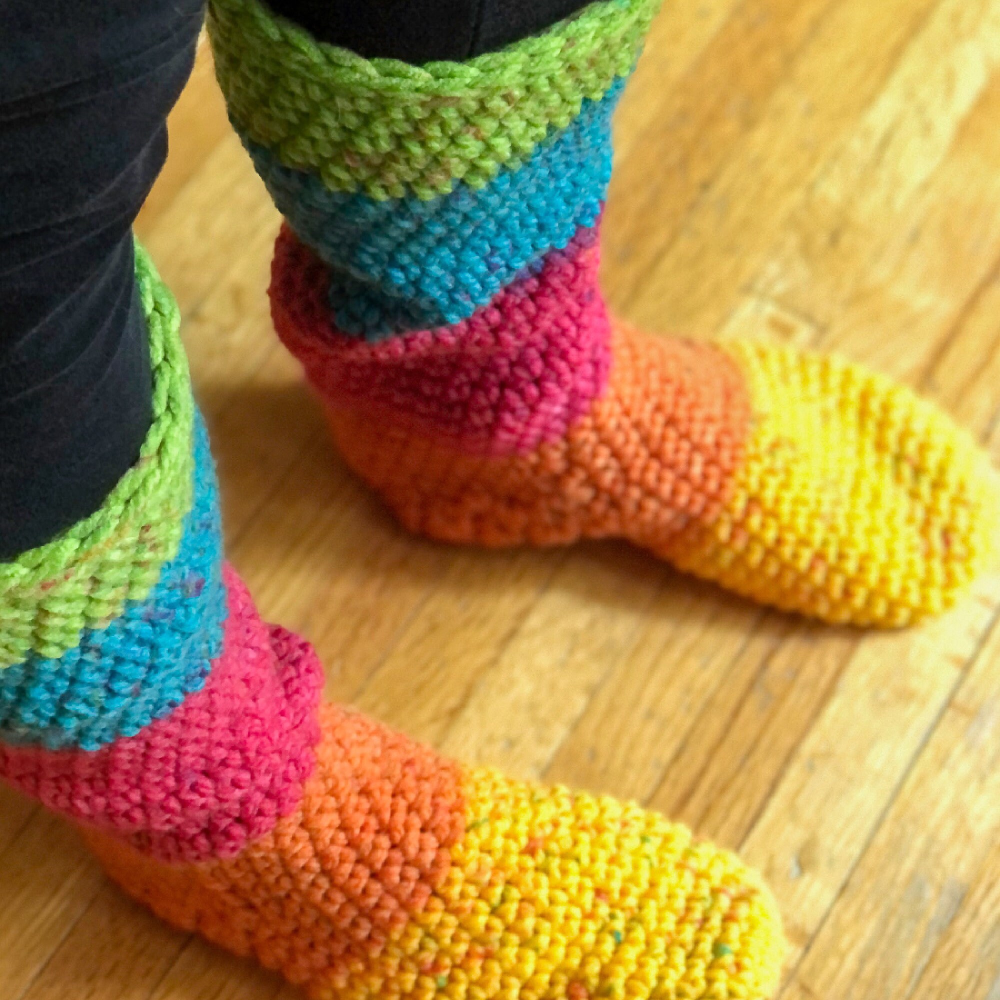 Long Slipper Socks Reading Socks Leg Warmers Crochet - Etsy