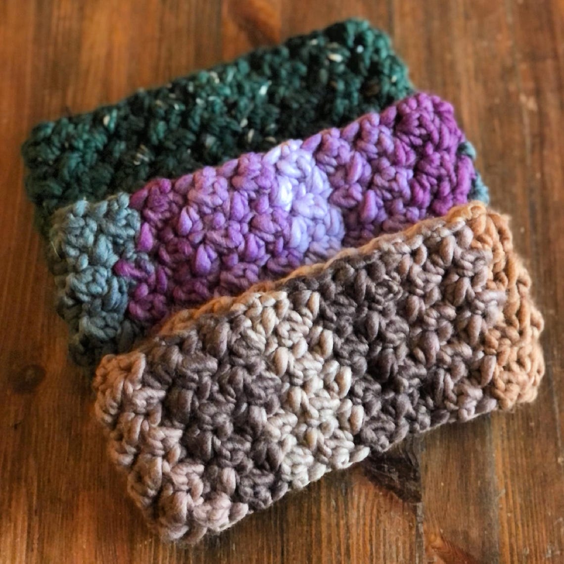 Crochet Headband Pattern, Crochet Ear Warmer Plan, One Hour Crochet ...