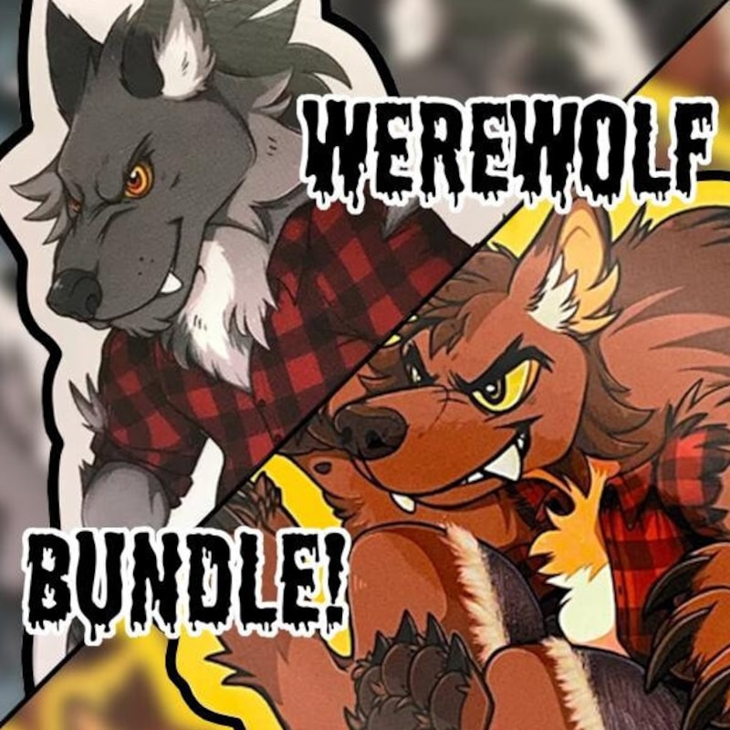Furry Sticker - Etsy