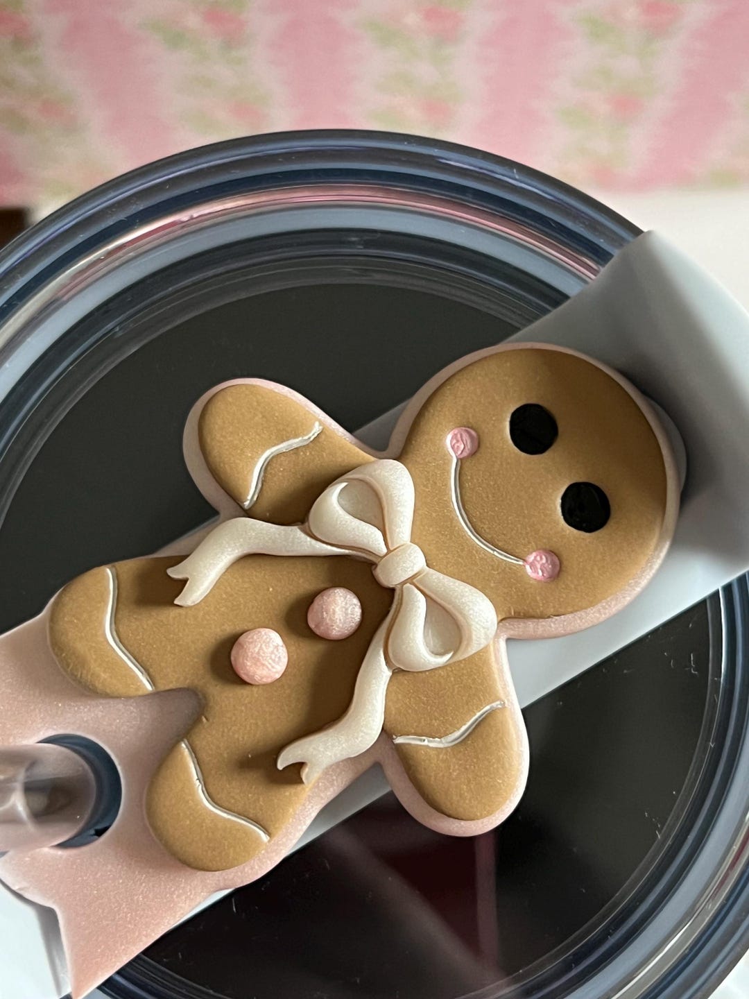 Christmas Stanley Cup Topper Gingerbread Christmas Cup Topper 40 Oz ...