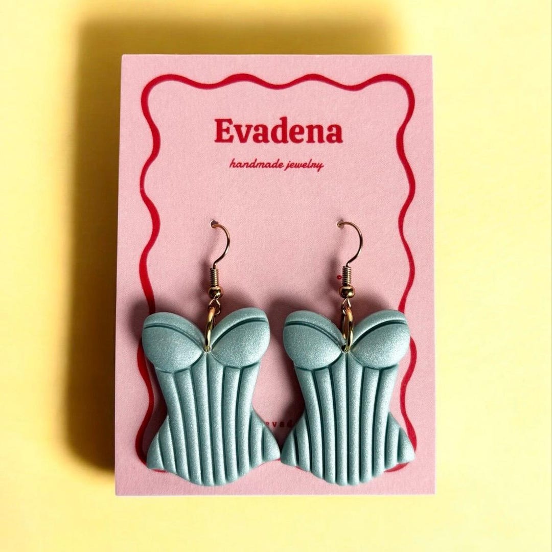Espresso Blue Corset Earrings: Sabrina Carpenter Short N’ Sweet ...