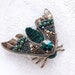 Emerald Moth Brooch Oleander Hawk-moth Embroidered Brooch Moth - Etsy