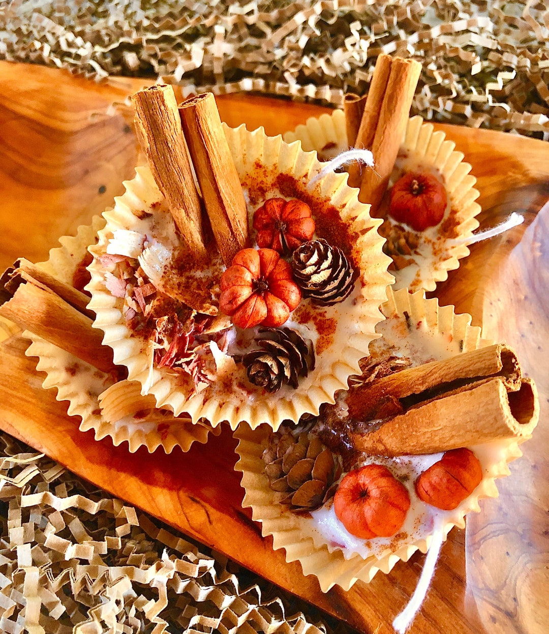 Fall Fire Starters - Pumpkin Scented Soy Wax Campfire Starters ...