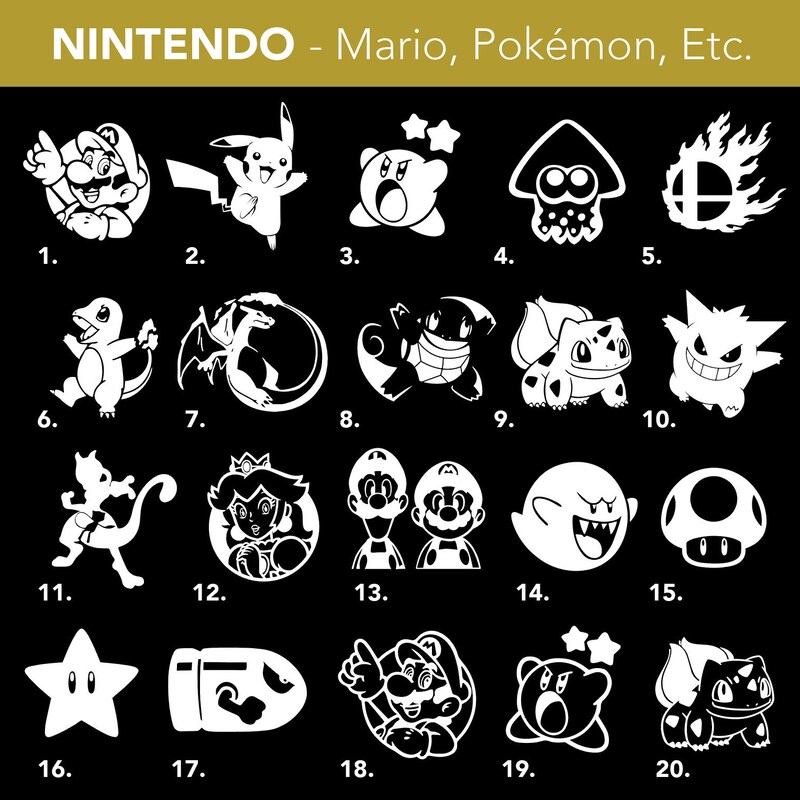 Nintendo Svg - Etsy