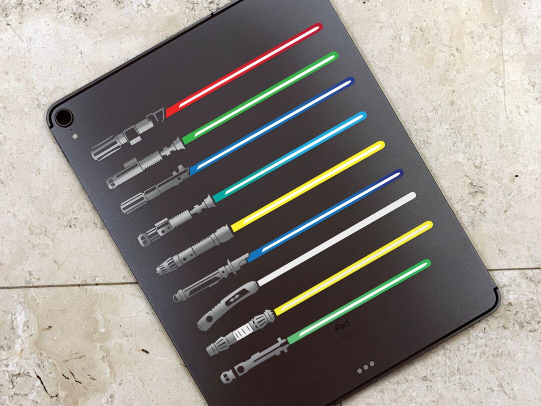 Star Wars Lightsabers - Metallic Permanent Vinyl Decals - Etsy