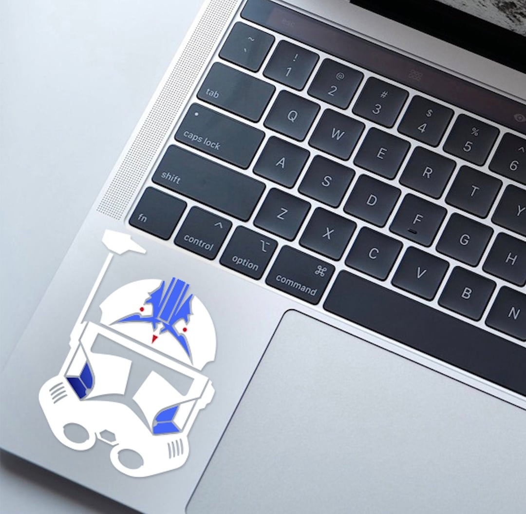 Star Wars Clone Wars Fives METALLIC Blue and Glossy White/red Permanent ...