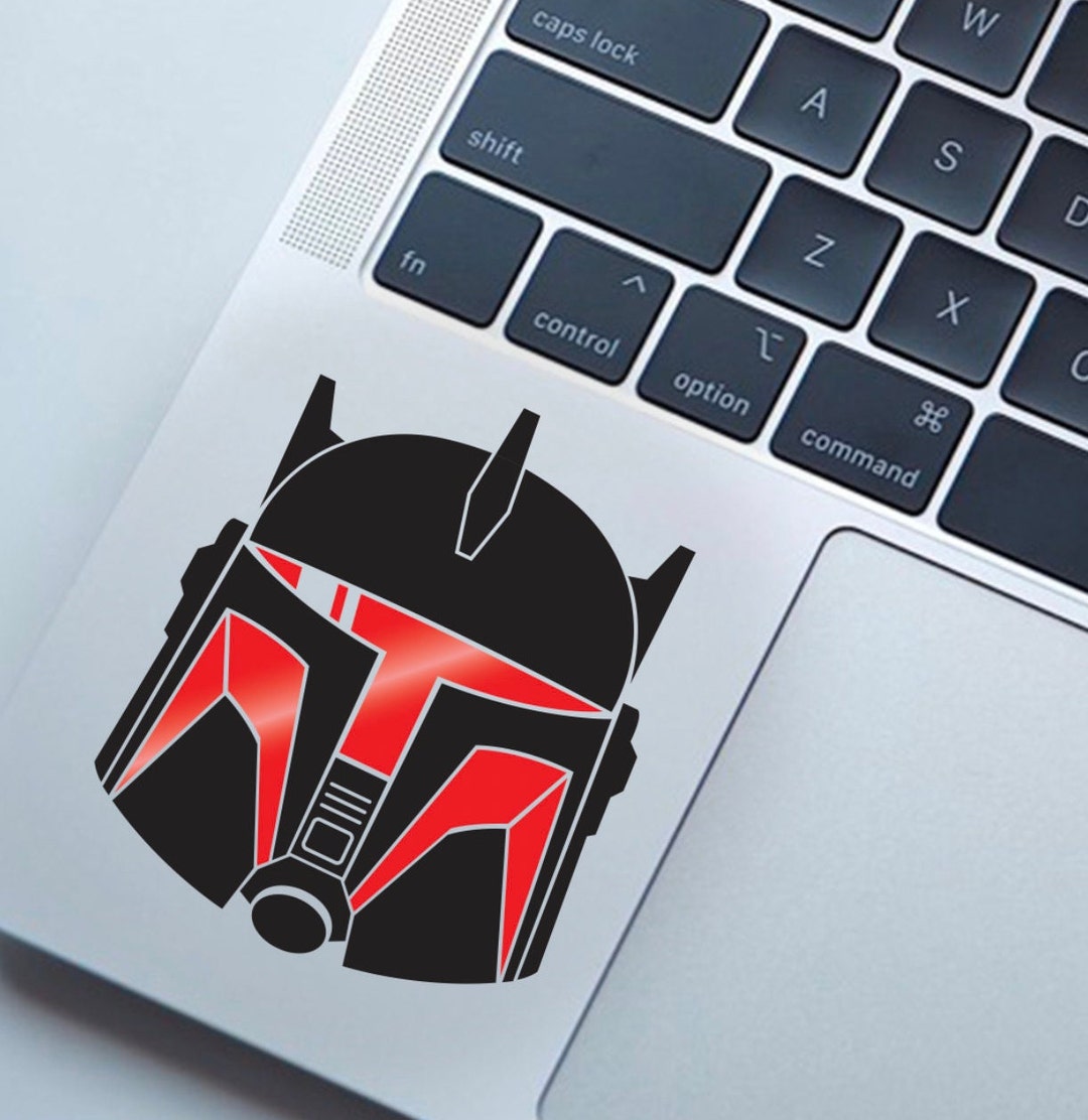 Star Wars Moff Gideon - METALLIC Red and Glossy Black Permanent Vinyl ...