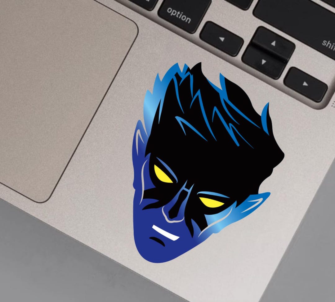 Marvel X-men - Nightcrawler METALLIC Blue Vinyl Decal - Etsy