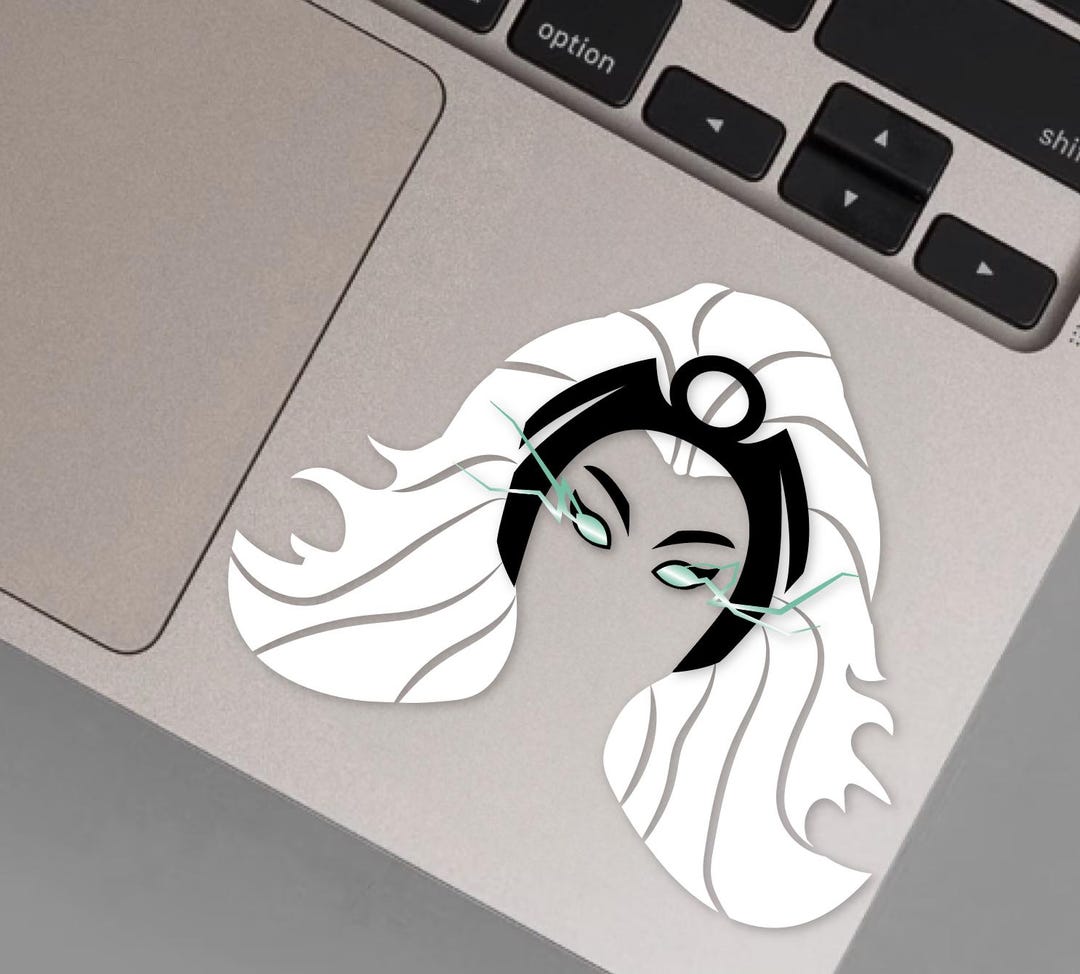 Marvel X-men - Storm White Black Decal - Etsy