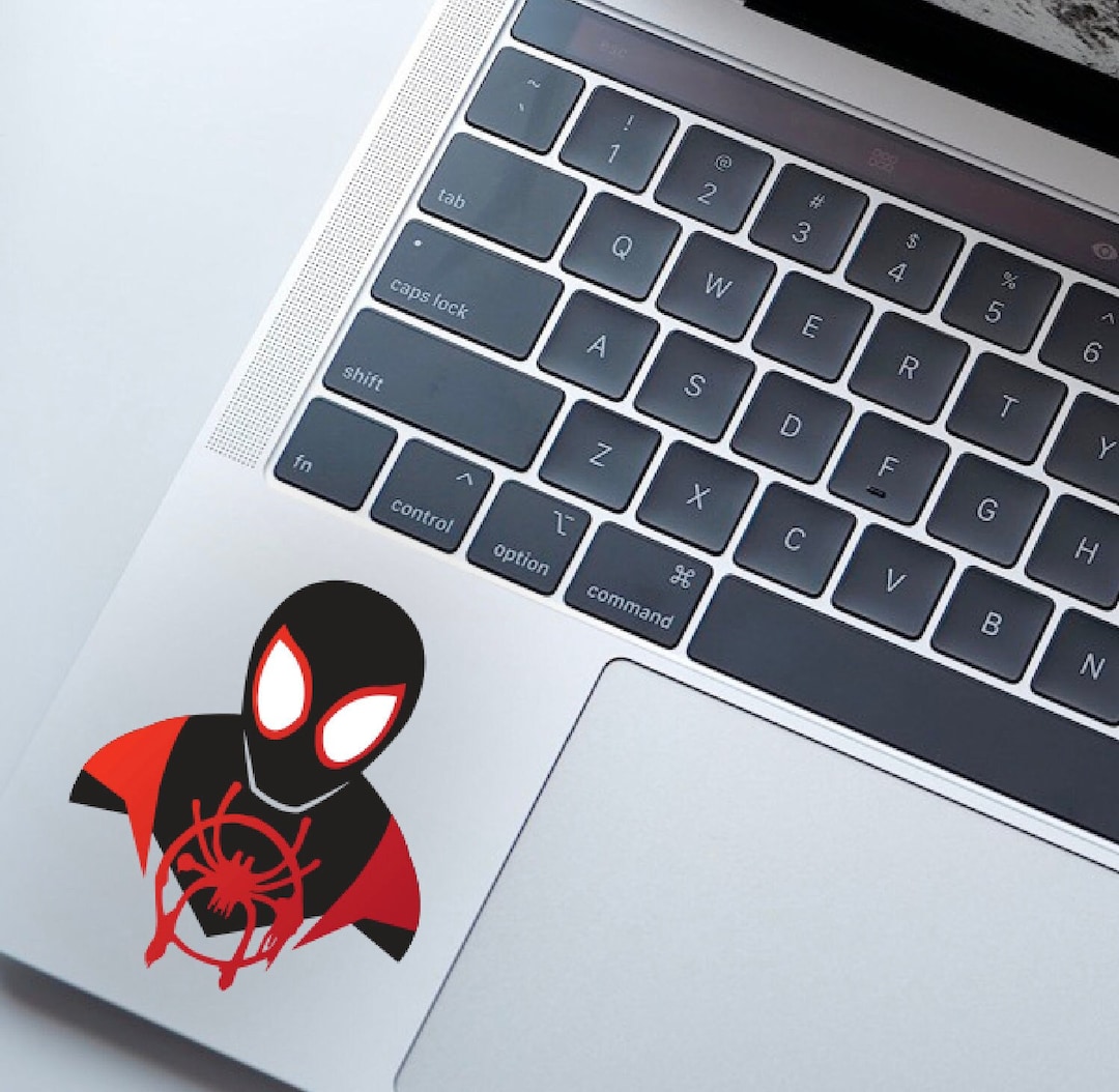 MARVEL Spider-man Miles Morales - METALLIC Red and Black Vinyl Decal - Etsy