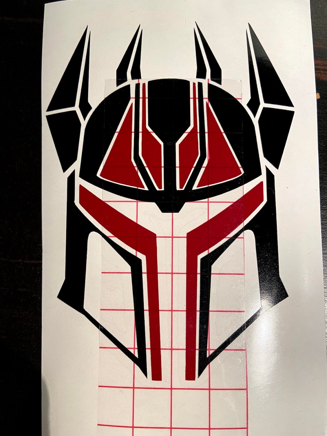 Star Wars Gar Saxon - Red/black Permanent Vinyl Decal - Etsy
