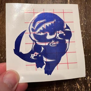Marvel Rivals Jeff the Land Shark - Metallic Permanent Vinyl Decal - Etsy