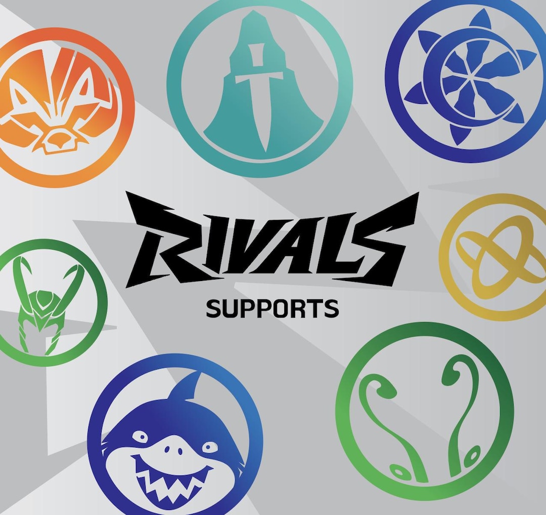 Marvel Rivals Support Icons - Metallic Permanent Vinyl Decals - Etsy