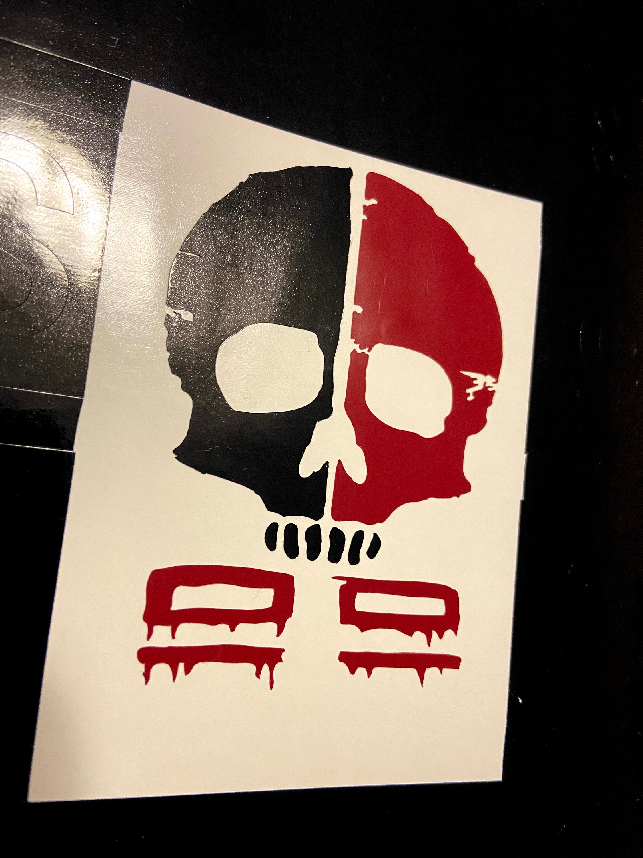 Bad Batch Logo - Red and Black or White Permanent Vinyl Decals - Etsy ...