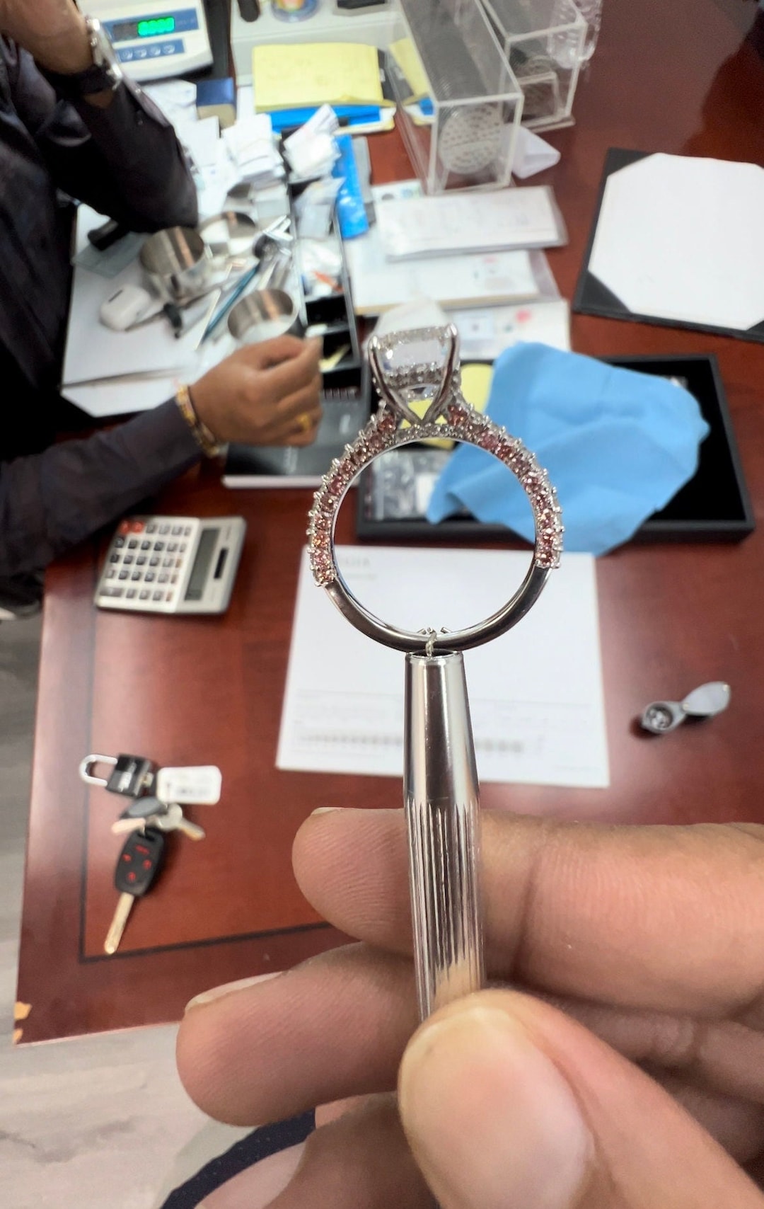 2.9 Ct Emerald Shape Lab Grown Diamond Engagement Ring 14K Gold ...