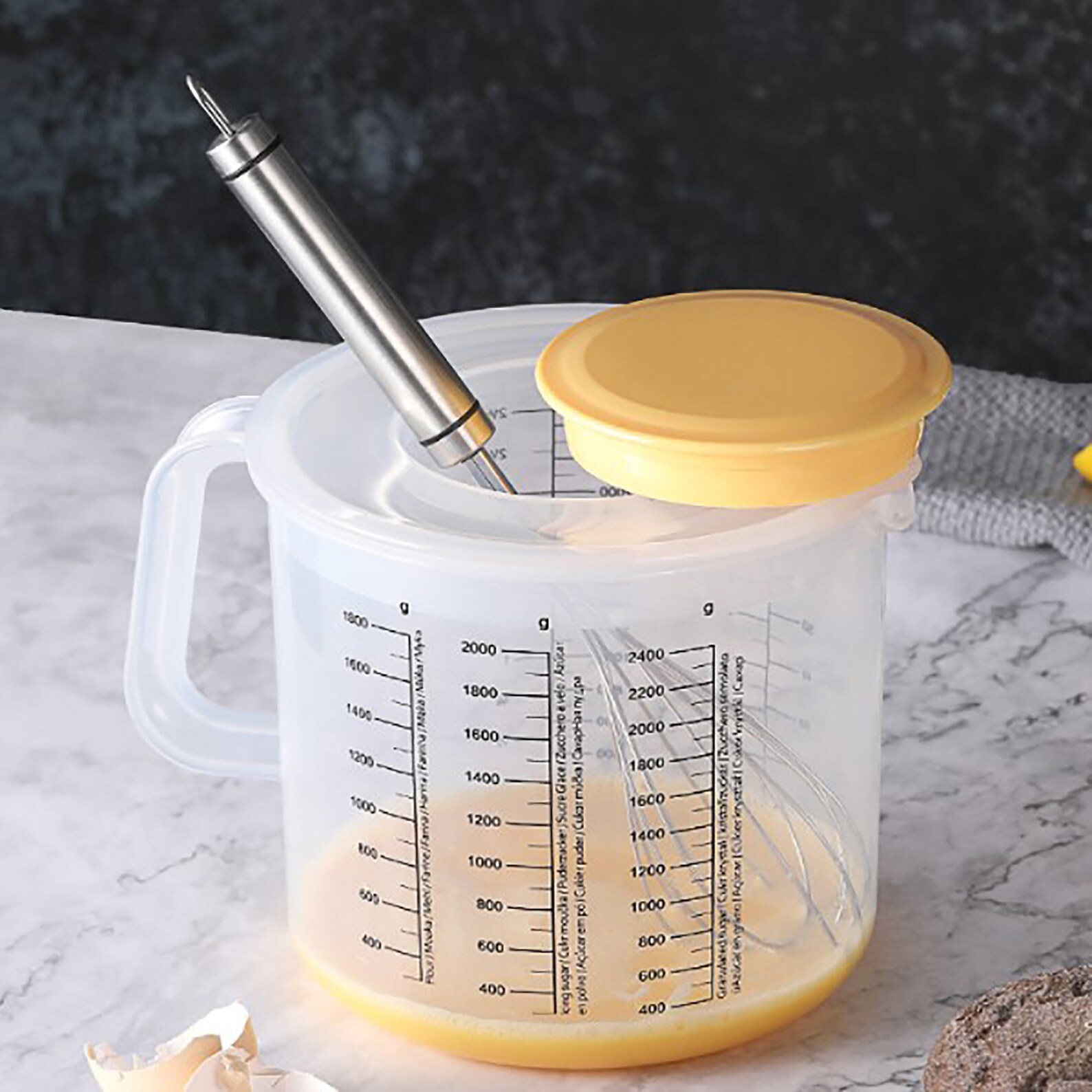 PP Large Capacity Measuring Cup 2.5l Measuring CupGraduated | Etsy