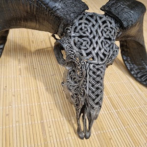 Carved Ram Skull Celtic - Etsy