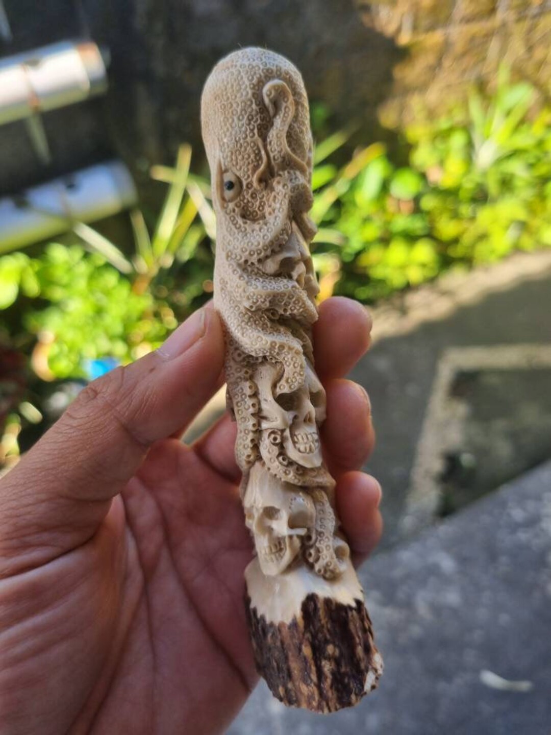 Antler Carving Octopus for Knife Handle - Etsy