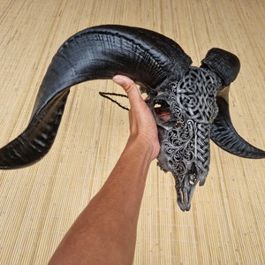 Carved Ram Skull Celtic - Etsy