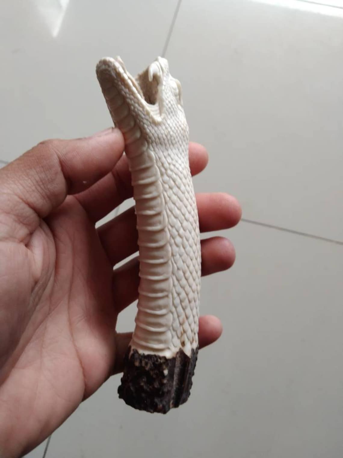 Deer Antler Carving Knife Handle Snake - Etsy