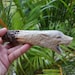 Hand-carved Wolf Head Knife Handle – Genuine Deer Antler Custom Handle ...