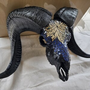 Ram Skull Glass Mosaic - Etsy