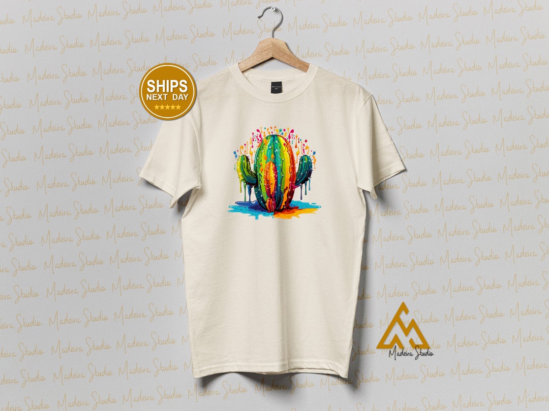Cactus Graphic Tees. Desert Themed Shirts. Succulent Print T Shirts ...