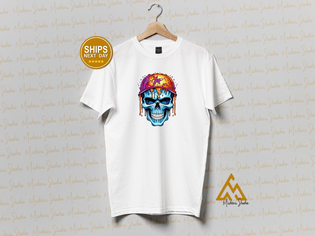 Skull Graphic Tees, Gothic Themed Shirts, Edgy Apparel, Skull Lover ...