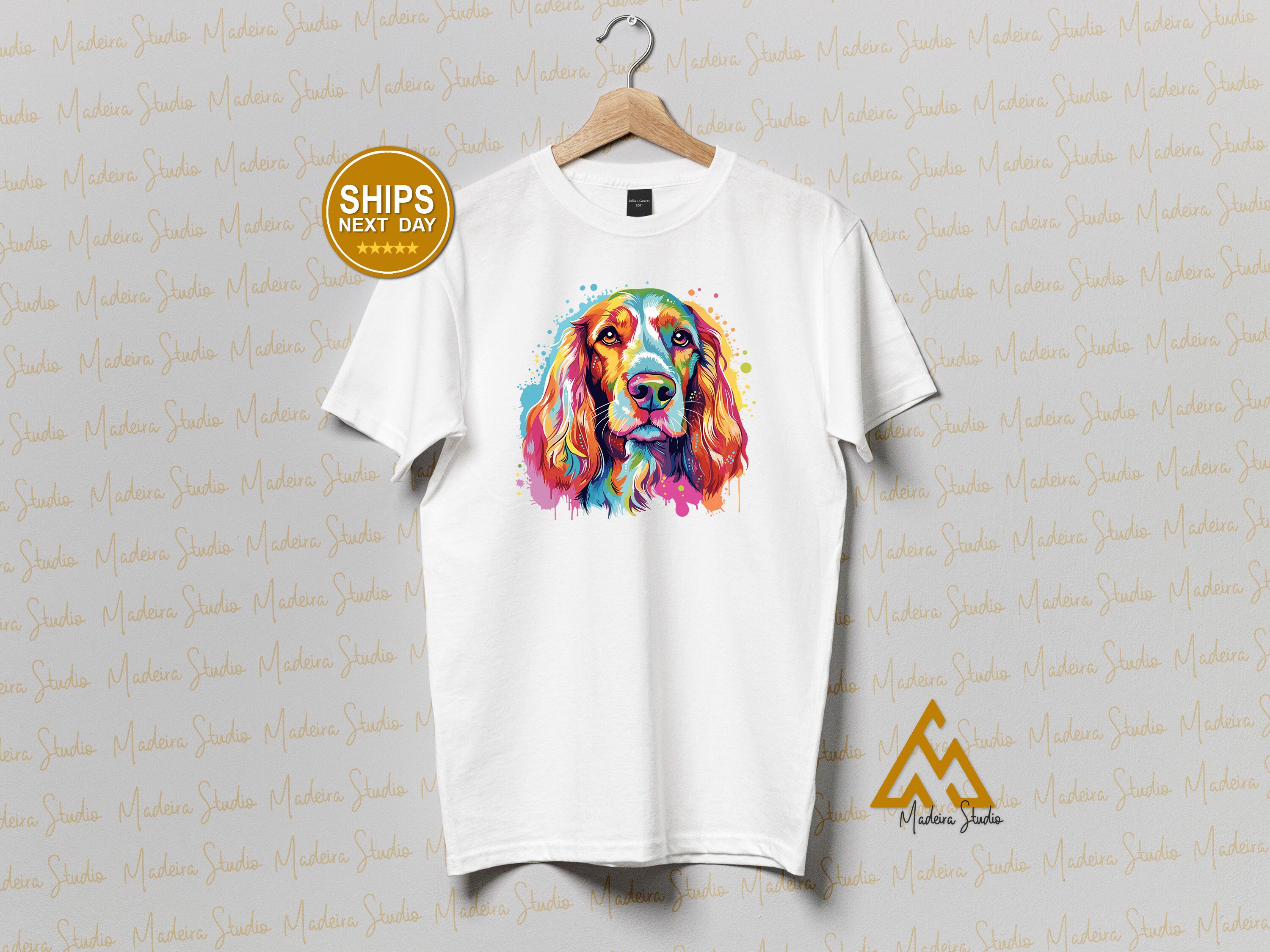 English Cocker Spaniel Graphic Tees, Dog Themed Shirts, Pet Lover ...