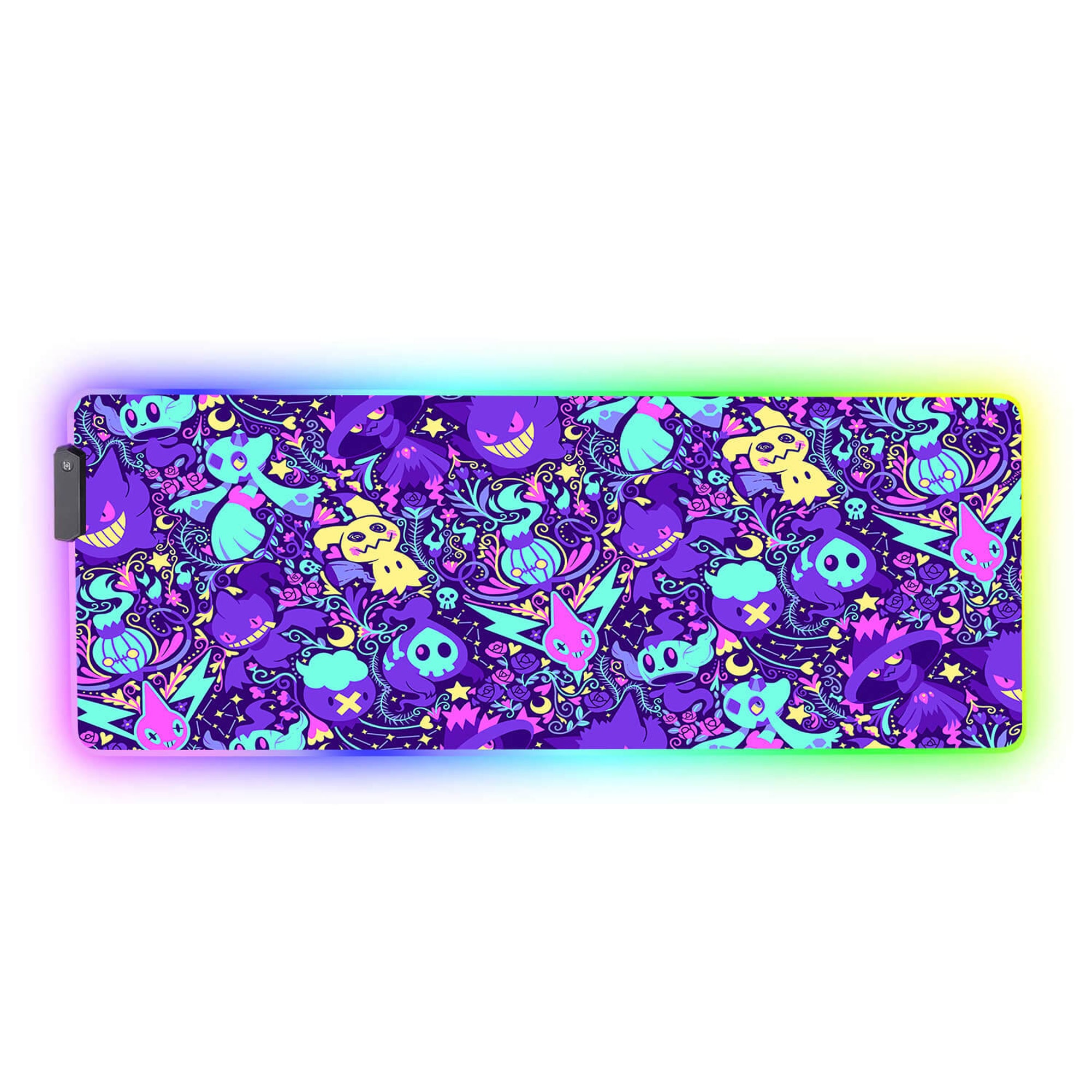 Gost Pokemon RGB Gaming Mouse Pad, Anime Gaming Led Desk Pad, Cute RGB ...