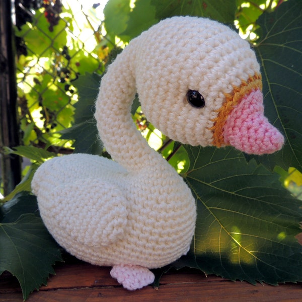 Crochet Swan - Etsy