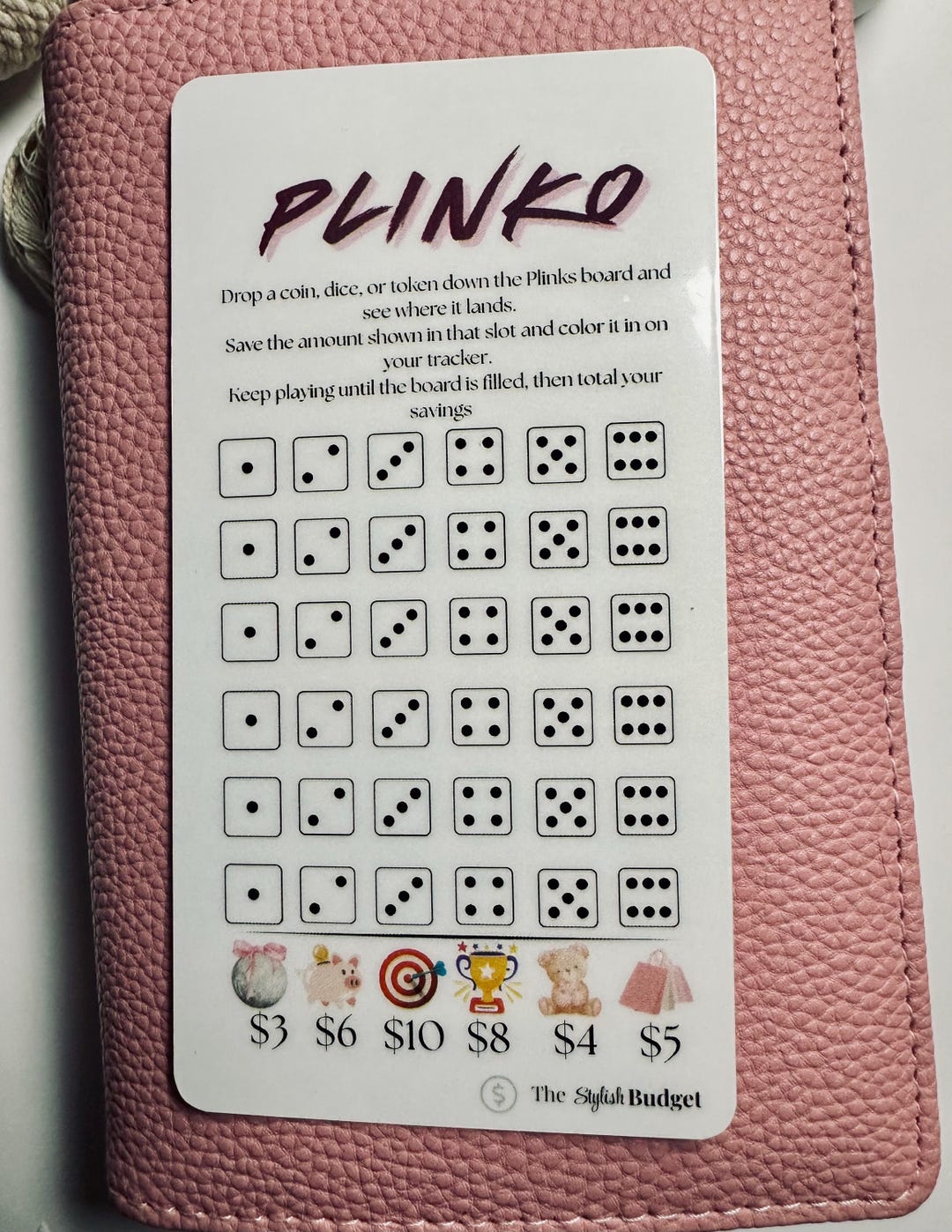 Plinko Savings Challenge – Fun Cash Stuffing Game for Budget Binders ...