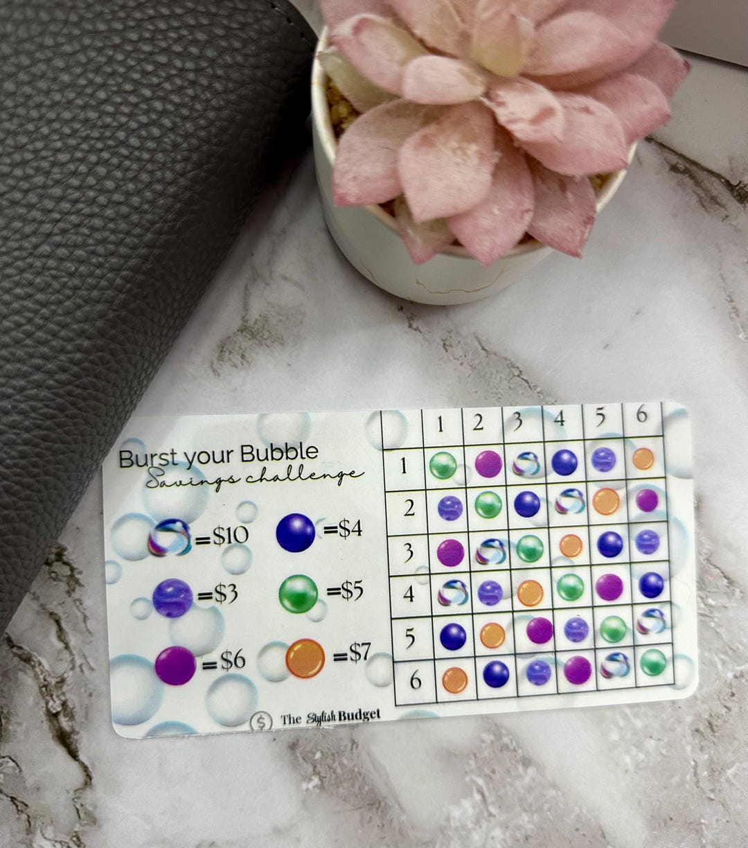 Bubble Savings Challenge: A6 Budget Binder Tracker - Etsy