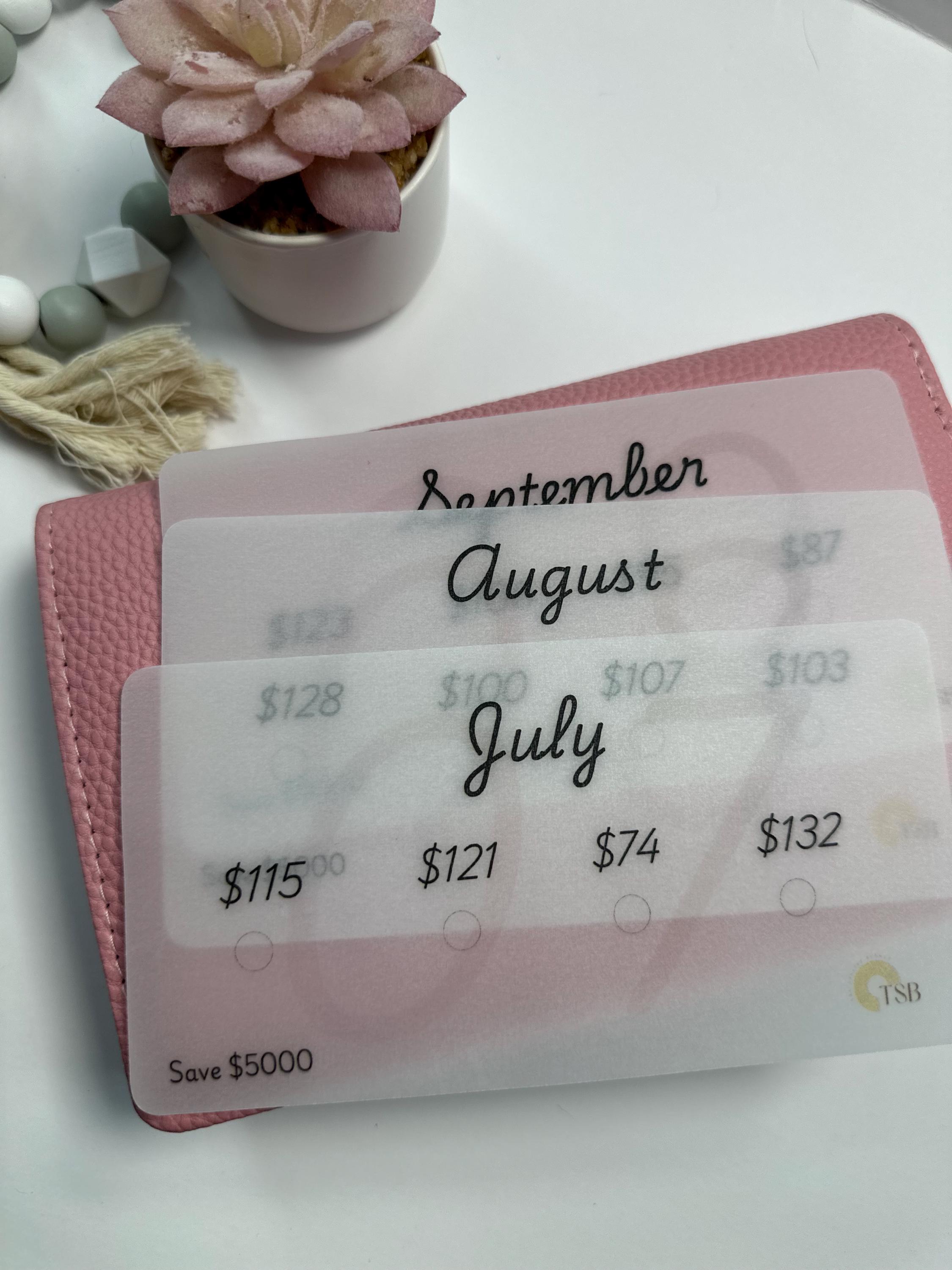 5K Savings Challenge Bundle: 12-month Budget Binder Tracker - Etsy