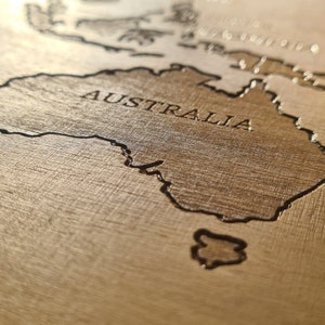 Wooden World Map Wall Wooden Multipanel Art Home Decor - Etsy